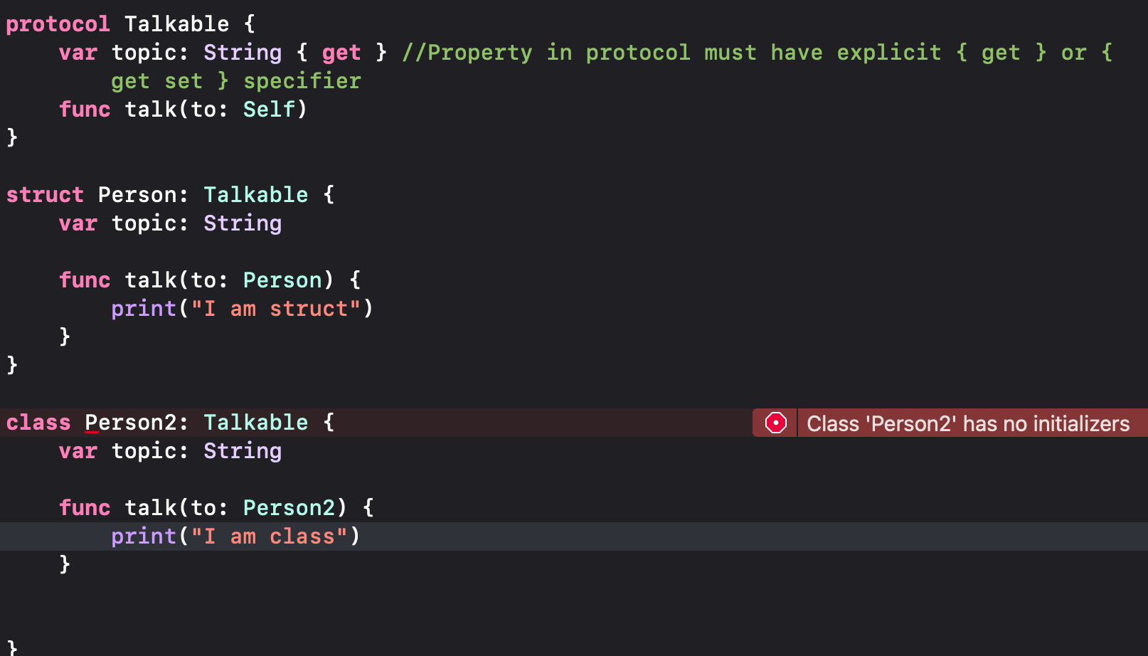 클래스와 구조체 (Choosing Between Structures and Classes)